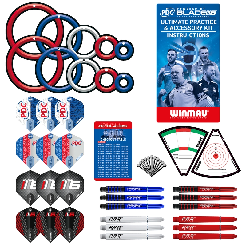 Winmau – PDC Ultimate Practice & Accessory Kit | The Darts Shack
